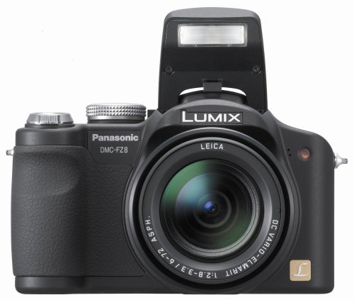 Panasonic Lumix DMC-FZ8K 7.2MP Digital Camera with 12x Optical Image Stabilized Zoom (Black)