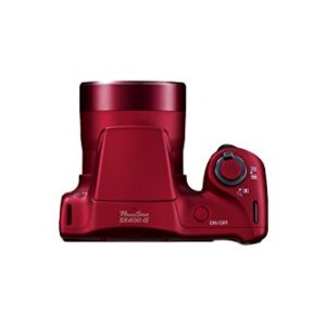 Canon Powershot SX400 is 16.0 MP Digital Camera with 30x Optical Zoom and 720p HD Video (Red)