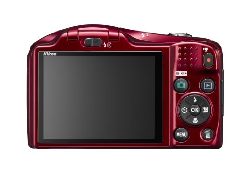 Nikon COOLPIX L620 18.1 MP CMOS Digital Camera with 14x Zoom Lens and Full 1080p HD Video (Red) (Discontinued by Manufacturer)