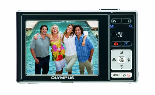 Olympus FE-3000 10MP Digital Camera with 3x Optical Zoom and 2.7 Inch LCD (Titanium)