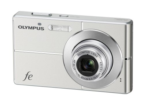 Olympus FE-3000 10MP Digital Camera with 3x Optical Zoom and 2.7 Inch LCD (Titanium)