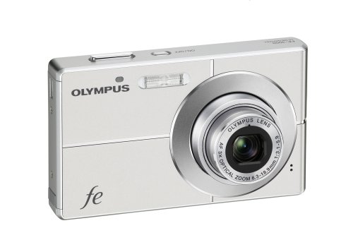 Olympus FE-3000 10MP Digital Camera with 3x Optical Zoom and 2.7 Inch LCD (Titanium)