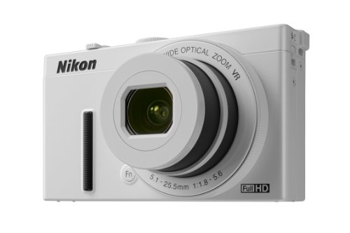 Nikon Coolpix P340 12.2 Mp Wi-fi Cmos Digital Camera with 5x Zoom Nikkor Lens and Full Hd 1080p Video (White)