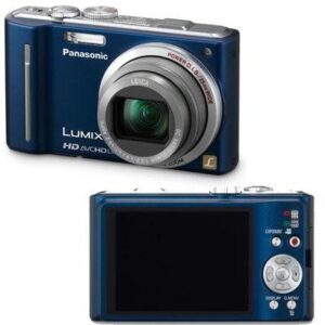 panasonic lumix dmc-zs7 12.1 mp digital camera with 12x optical image stabilized zoom and 3.0-inch lcd (blue) (old model)