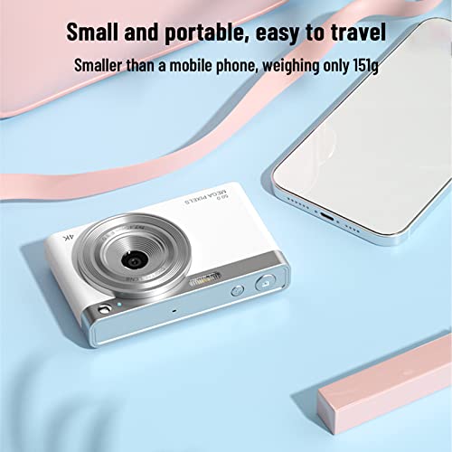 Lanhui Digital Camera 16X Digital Zoom 50MP Rechargeable Vlogging Camera 1080P Electronic Mini Camera for Students, Teens, Kid Ideal Gift