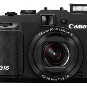 Canon PowerShot G16 digital camera 5 times zoom PSG16 wide angle 28mm optical - International Version (No Warranty)