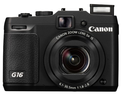 Canon PowerShot G16 digital camera 5 times zoom PSG16 wide angle 28mm optical - International Version (No Warranty)