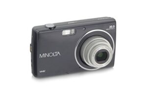 minolta 20 mega pixels digital camera, 5x optical zoom & hd video with 2.7″ lcd, black (mn5z-bk)