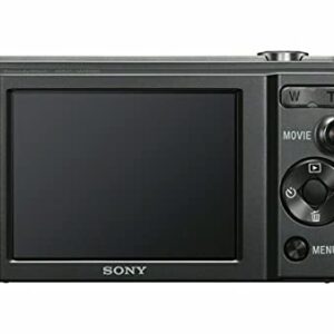 Sony Cyber-Shot W800 Compact Digital Camera (Black) with Lowepro Santiago 20 II Case and 32GB SD Card Bundle (3 Items)