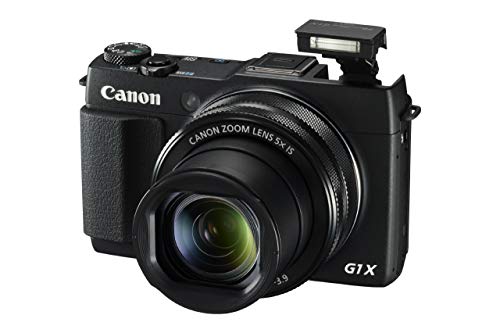 Canon Cameras Genuine PS G1 X Mark II 12.8MP Black - International Version (No Warranty)