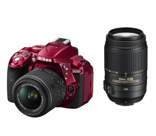 NIKON d5300 RED W-ZOOMLENSKIT