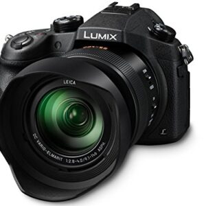 Panasonic LUMIX DMC-FZ1000 20.1MP 4K Point and Shoot Digital Camera w/ 16X Zoom Leica Lens, Built-in Wi-Fi and NFC - Black (US Model)