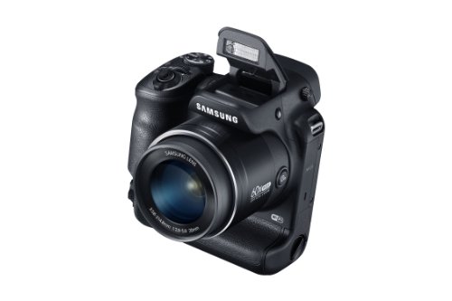 Samsung WB2200F 16.3MP CMOS Smart WiFi & NFC Digital Camera with 60x Optical Zoom, 3.0" LCD and 1080p HD Video (Black)