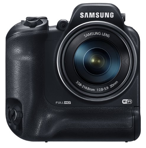 Samsung WB2200F 16.3MP CMOS Smart WiFi & NFC Digital Camera with 60x Optical Zoom, 3.0" LCD and 1080p HD Video (Black)