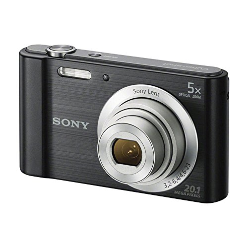 Sony DSC-W800/B Point and Shoot Digital Still Camera Black Bundle with Sandisk 16GB Memory Card, Point and Shoot case, 1150 mAh Battery, Table-top Tripod and Microfiber Cleaning Cloth