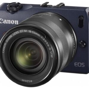 Canon mirrorless interchangeable lens camera EOS M double lens kit EF-M18-55mm F3.5-5.6 IS STM/EF-M22mm F2 STM included Beiburu EOSMBL-WLK - International Version (No Warranty)