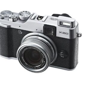 FUJIFILM Digital Camera X20S (Silver)12MP 2/3-inch EXR-CMOSII F2.0-2.8 Wide angle25mm 4x Optical Zoom F FX-X20S - International Version (No Warranty)