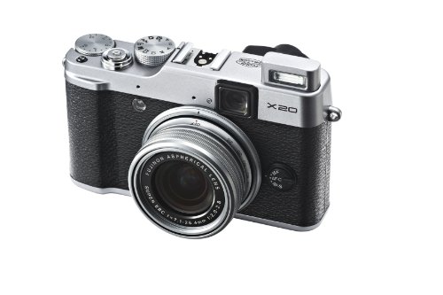 FUJIFILM Digital Camera X20S (Silver)12MP 2/3-inch EXR-CMOSII F2.0-2.8 Wide angle25mm 4x Optical Zoom F FX-X20S - International Version (No Warranty)