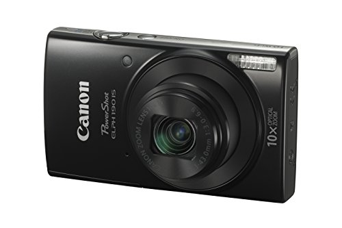 Canon Cameras US 1084C001 Canon PowerShot ELPH 190 Digital Camera w/ 10x Optical Zoom and Image Stabilization - Wi-Fi & NFC Enabled (Black)