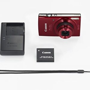 Canon PowerShot ELPH 190 Digital Camera w/ 10x Optical Zoom and Image Stabilization - Wi-Fi & NFC Enabled (Red)