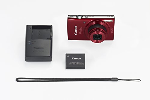 Canon PowerShot ELPH 190 Digital Camera w/ 10x Optical Zoom and Image Stabilization - Wi-Fi & NFC Enabled (Red)