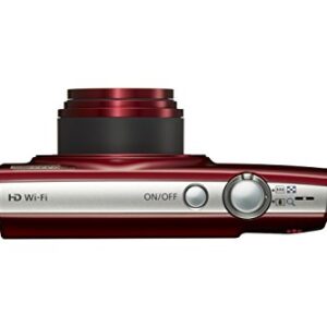 Canon PowerShot ELPH 190 Digital Camera w/ 10x Optical Zoom and Image Stabilization - Wi-Fi & NFC Enabled (Red)