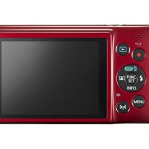 Canon PowerShot ELPH 190 Digital Camera w/ 10x Optical Zoom and Image Stabilization - Wi-Fi & NFC Enabled (Red)