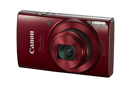 Canon PowerShot ELPH 190 Digital Camera w/ 10x Optical Zoom and Image Stabilization - Wi-Fi & NFC Enabled (Red)