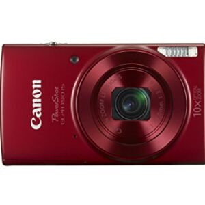 Canon PowerShot ELPH 190 Digital Camera w/ 10x Optical Zoom and Image Stabilization - Wi-Fi & NFC Enabled (Red)