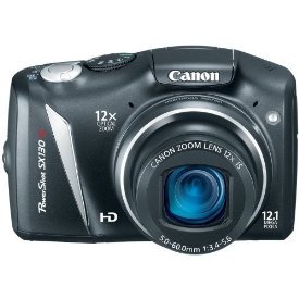 canon powershot sx130is 12.1 mp digital camera with 12x wide angle optical image stabilized zoom with 3.0-inch lcd (old model)