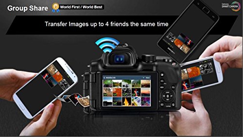 Samsung WB1100F 16.2MP CCD Smart WiFi & NFC Digital Camera with 35x Optical Zoom, 3.0" LCD and 720p HD Video (Black)