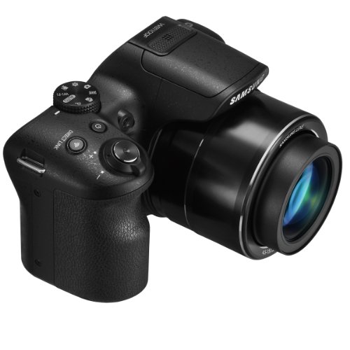 Samsung WB1100F 16.2MP CCD Smart WiFi & NFC Digital Camera with 35x Optical Zoom, 3.0" LCD and 720p HD Video (Black)