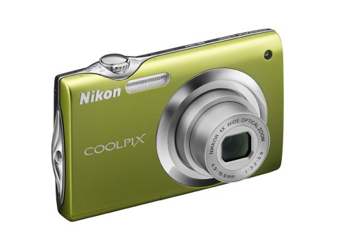 Nikon Coolpix S3000 12.0MP Digital Camera with 4x Optical Vibration Reduction (VR) Zoom and 2.7-Inch LCD (Green)