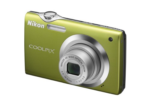 Nikon Coolpix S3000 12.0MP Digital Camera with 4x Optical Vibration Reduction (VR) Zoom and 2.7-Inch LCD (Green)