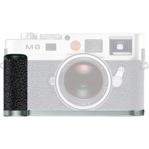 leica m8.2 handgrip silver with vulkanit leather