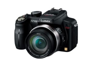 panasonic dmc-fz100-k 24 x optical zoom 25 mm wide angle high speed continuous shooting, (international model)