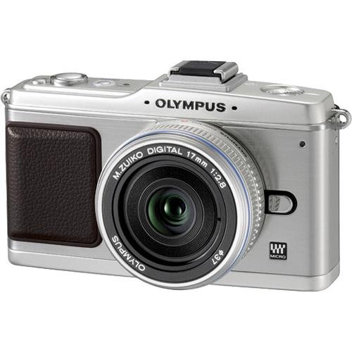 Olympus Pen E-P2 Micro 4/3 Digital Camera & 17mm Lens (Silver)