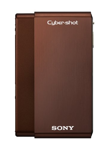 Sony Cybershot DSC-T77 10MP Digital Camera with 4x Optical Zoom with Super Steady Shot Image Stabilization (Brown)