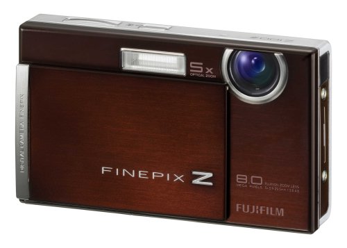 Fujifilm Finepix Z100fd 8MP Digital Camera with 5x Optical Image Stabilized Zoom (Brown)