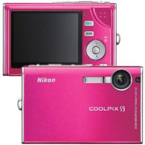 Nikon Coolpix S9 6MP Digital Camera with 3x Optical Zoom (Magenta)