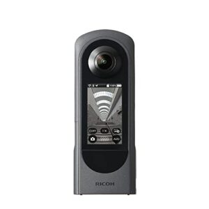 ricoh theta x 360 degree camera, high resolution image of approximate 60m, 5.7k 360, touch screen