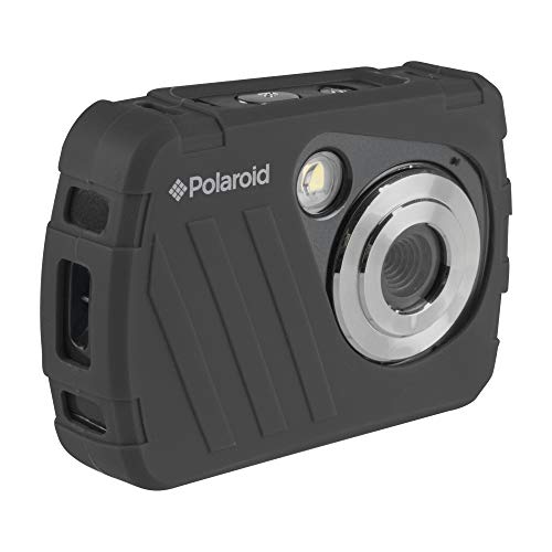 Polaroid IS048 Digital Camera - Small Lightweight Waterproof Instant Sharing 16 MP Digital Portable Handheld Action Camera (Black)