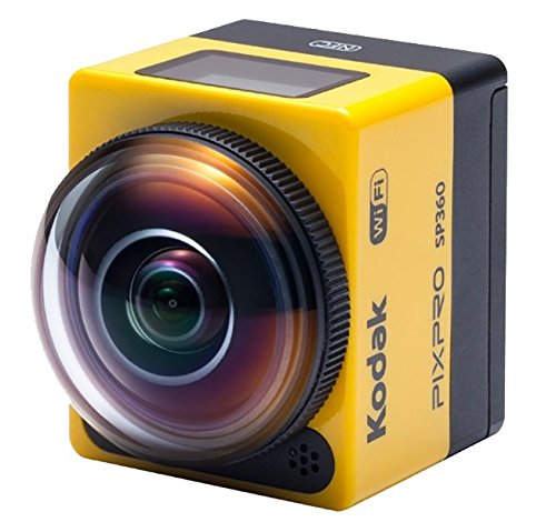 Kodak PIXPRO SP360 Action Cam with Explorer Accessory Pack, 1080p