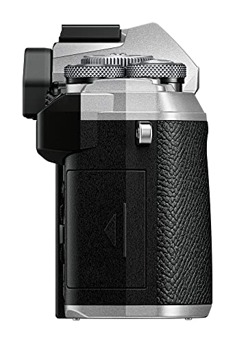 OM System OM-5 Silver Micro Four Thirds System Camera Outdoor Camera Weather Sealed Design 5-Axis Image Stabilization 50MP Handheld High Res Shot