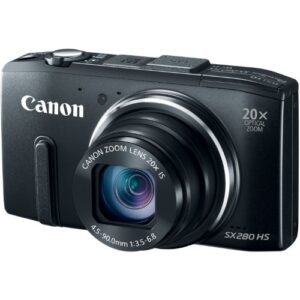 Canon PowerShot SX280 12.1MP Digital Camera with 20x Optical Image Stabilized Zoom with 3-Inch LCD (Black) (OLD MODEL)