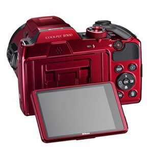 Nikon COOLPIX B500 Digital Camera (Red)