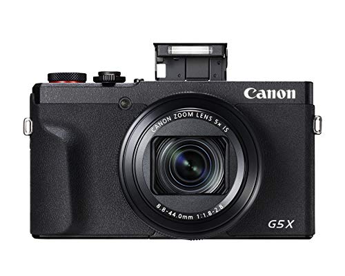 Canon PowerShot G5 X Mark II Digital Camera w/ 1 Inch Sensor, Wi-Fi & NFC Enabled, Black (Renewed)