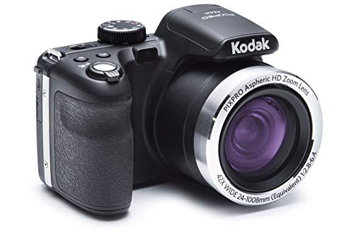 Kodak PIXPRO Astro Zoom AZ421-BK 16MP Digital Camera with 42X Optical Zoom and 3 inch LCD Screen (Black) (Renewed)