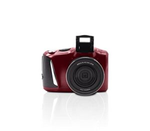 minolta mnd50 48 mp / 4k ultra hd digital camera (red)