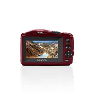 Minolta MND50 48 MP / 4K Ultra HD Digital Camera (Red)